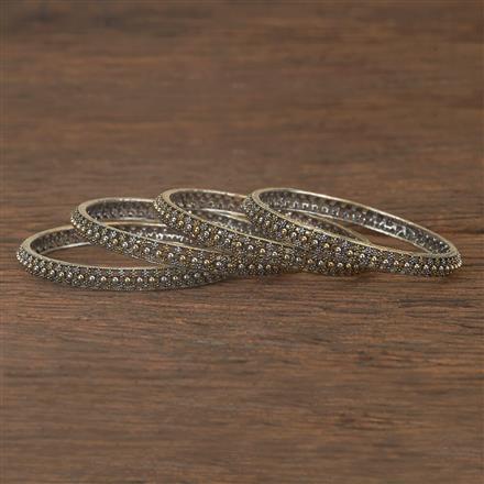 Buy Indo Western Classic Bangles With 2 Tone Plating 102833 | Kanhai Jewels