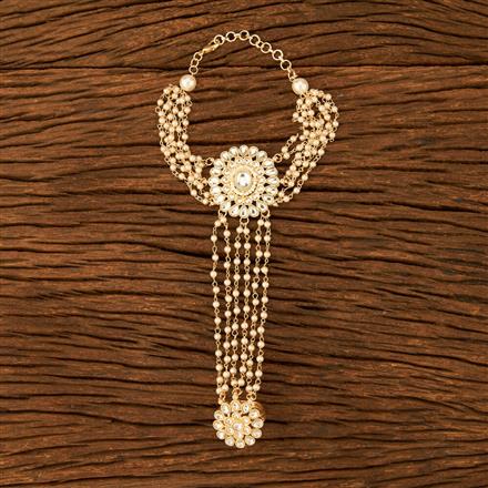 Buy Indo Western Classic Hath Pan With Gold Plating 108860 | Kanhai Jewels