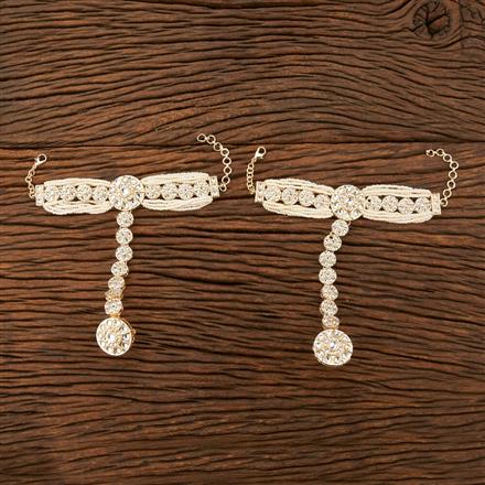 Buy Indo Western Classic Hath Pan With Gold Plating 109022 | Kanhai Jewels