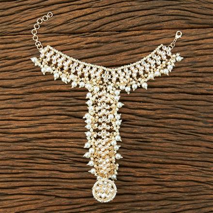 Buy Indo Western Classic Hath Pan With Gold Plating 109351 | Kanhai Jewels