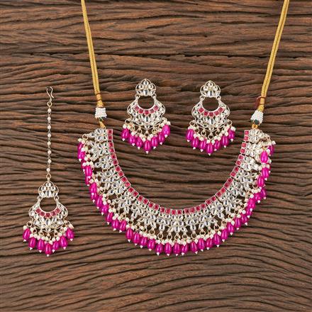 Buy Indo Western Classic Necklace With Gold Plating 109995 | Kanhai Jewels