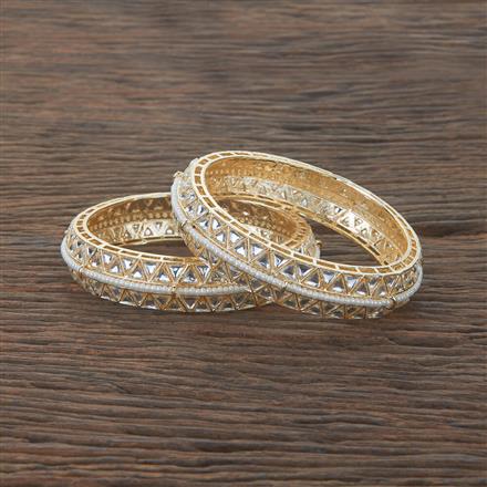 Buy Indo Western Classic Bangles With Gold Plating 110223 | Kanhai Jewels