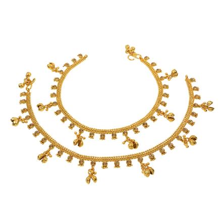 Buy Antique Ghungru Payal with gold plating 12012 | Kanhai Jewels