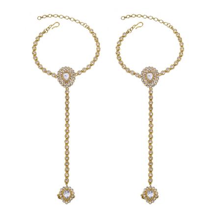 Buy Antique Classic Hath Pan with mehndi plating 13230 | Kanhai Jewels