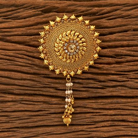 Buy Antique Classic Hair Clips with gold plating 200123 | Kanhai Jewels