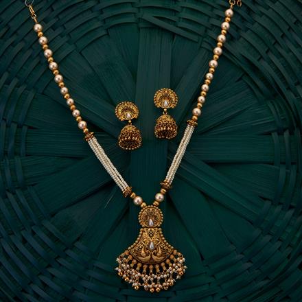 Buy Antique South Indian Pendant with gold plating 205007 | Kanhai Jewels