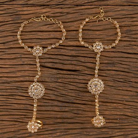 Buy Antique Classic Hath Pan With Gold Plating 206467 | Kanhai Jewels
