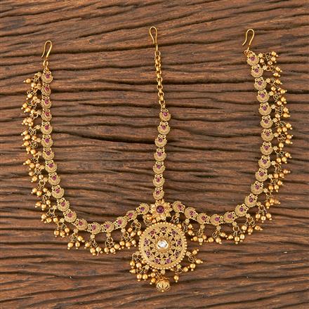 Buy Antique South Indian Damini With Matte Gold Plating 206603 | Kanhai ...