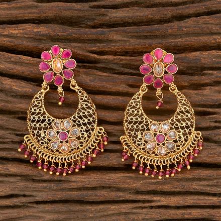 Buy Antique Chand Earring With Gold Plating 206929 | Kanhai Jewels