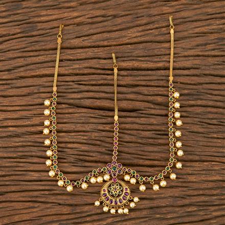 Buy Antique South Indian Damini With Matte Gold Plating 207547 | Kanhai ...