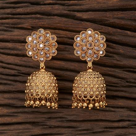 Buy Antique Delicate Earring With Gold Plating 210791 | Kanhai Jewels