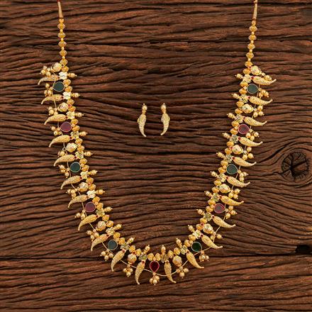 Buy Antique Rani Haar Necklace With Gold Plating 210875 | Kanhai Jewels