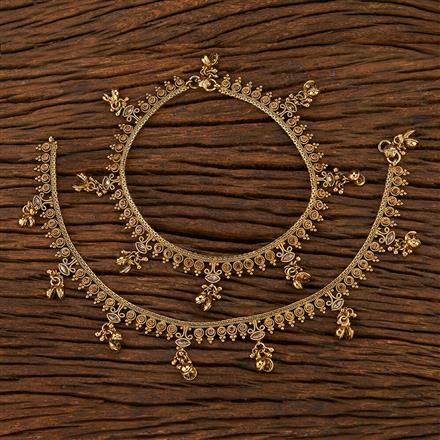 Buy Antique Ghungru Payal With Mehndi Plating 211238 | Kanhai Jewels