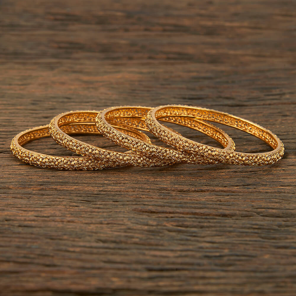 Plain Gold Bangles