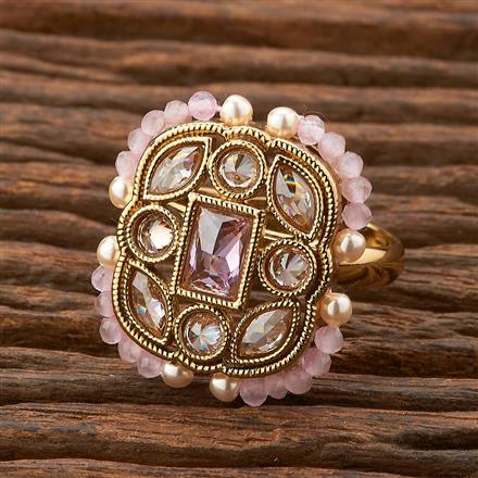 Buy Antique Adjustable Ring With Mehndi Plating 212708 | Kanhai Jewels