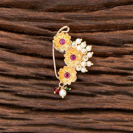 Buy Antique Maharashtrian Nath With Gold Plating 216025 | Kanhai Jewels