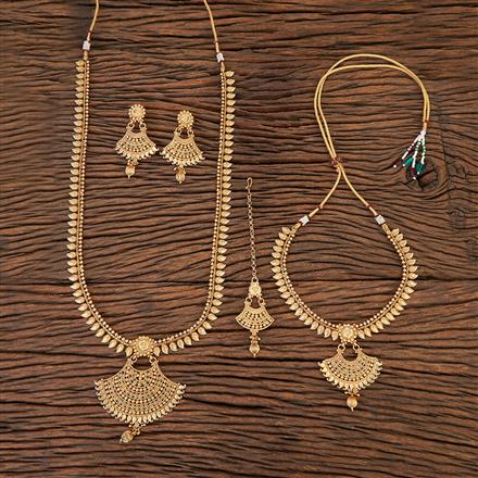 Buy Antique Combo Necklace Set With Gold Plating 216088 | Kanhai Jewels