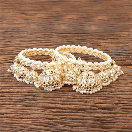 Buy Antique Moti Bangles With Gold Plating 216373 | Kanhai Jewels