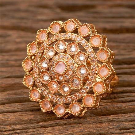 Buy Antique Adjustable Ring With Gold Plating 218580 | Kanhai Jewels