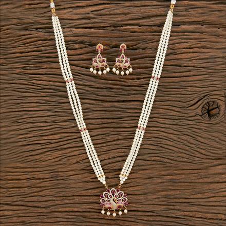 Buy Antique Moti Pendant Set With Gold Plating 220402 | Kanhai Jewels