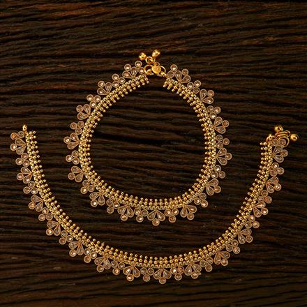 Buy Antique Classic Payal with gold plating 22125 | Kanhai Jewels