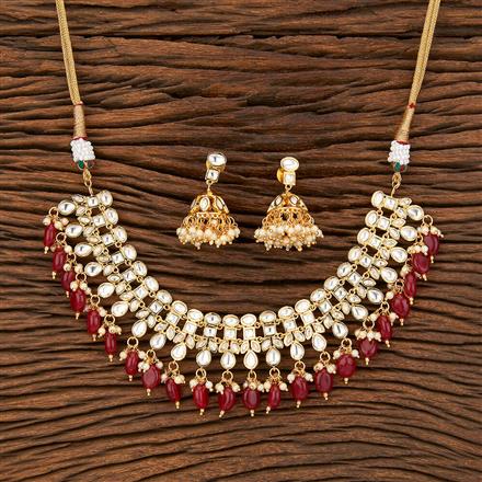 Buy Kundan Pearl Necklace With Gold Plating 301660 | Kanhai Jewels
