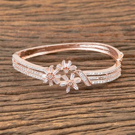 Buy Cz Classic Kada With Rose Gold Plating 407173 | Kanhai Jewels