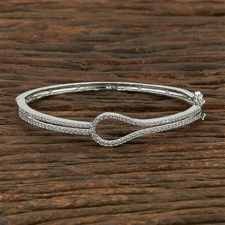 Buy Cz Delicate Kada With Rose Gold Plating 420065 | Kanhai Jewels