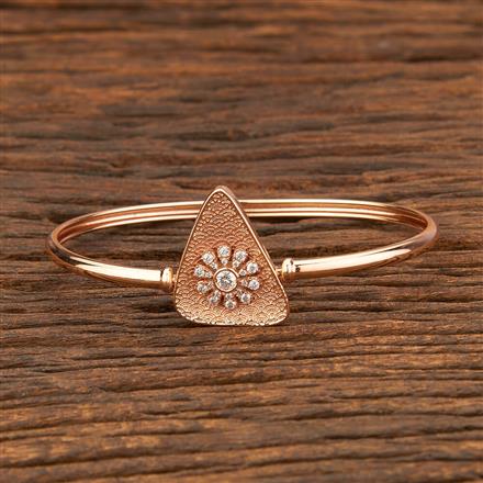 Buy Cz Delicate Kada With Rose Gold Plating 422138 | Kanhai Jewels