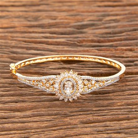 Buy American Diamond Classic Kada With 2 Tone Plating 429211 | Kanhai ...