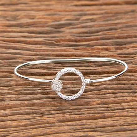 Buy American Diamond Delicate Kada With Rose Gold Rhodium Gold Plating ...