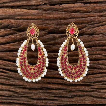 Buy Antique Moti Earring With Gold Plating 500709 | Kanhai Jewels