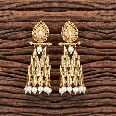 Buy Antique Moti Earring With Gold Plating 500717 | Kanhai Jewels