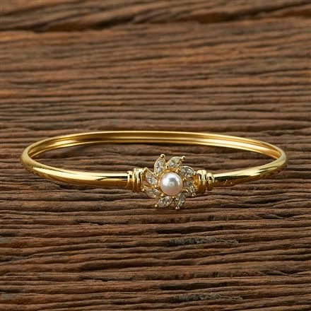 Buy CZ Delicate Kada with gold plating 66845 | Kanhai Jewels