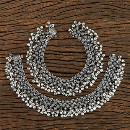 Buy Classic Payal With Oxidised Plating 800412 | Kanhai Jewels